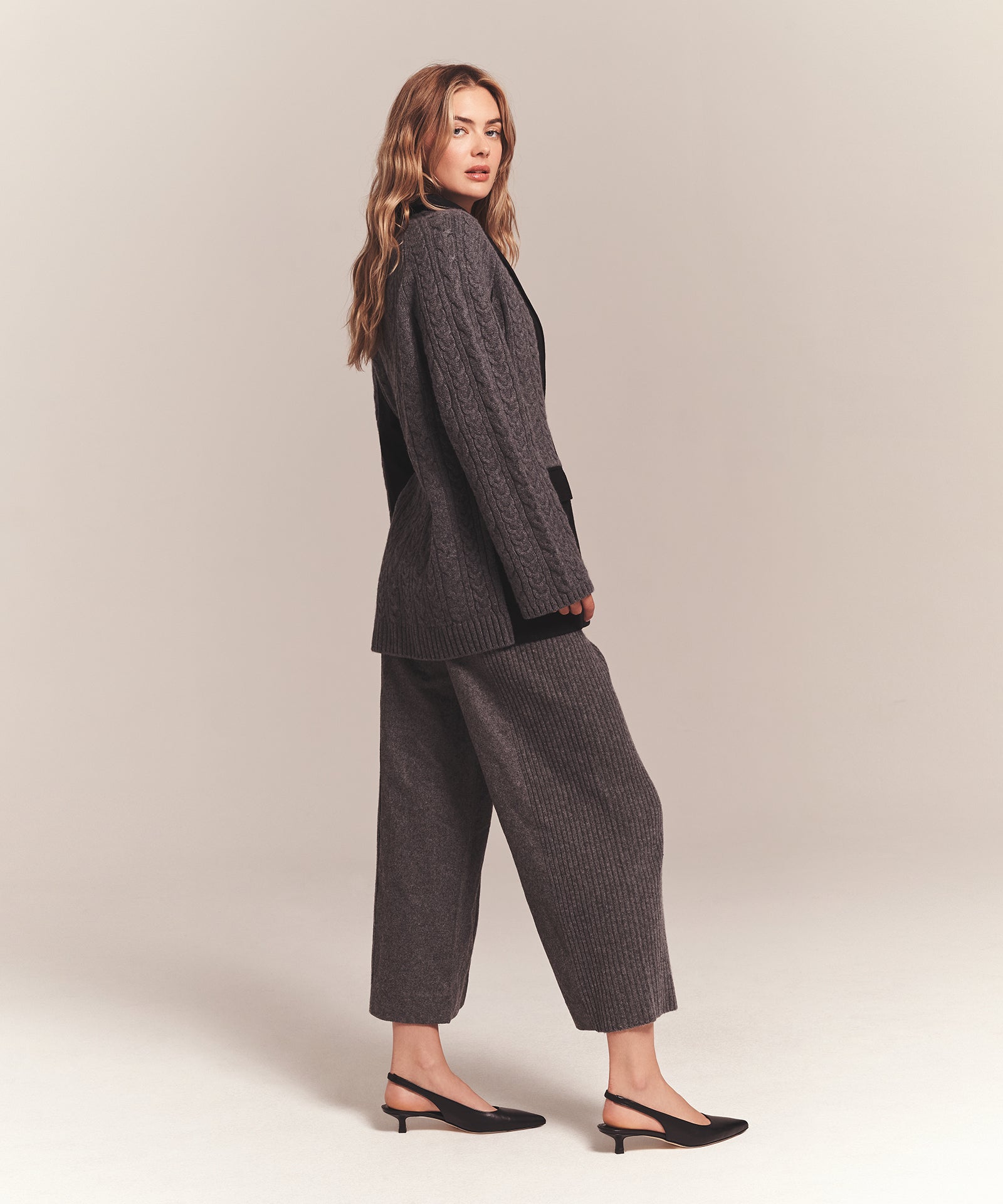 Luxe Cable Hybrid Oversized Blazer – ribbonrove