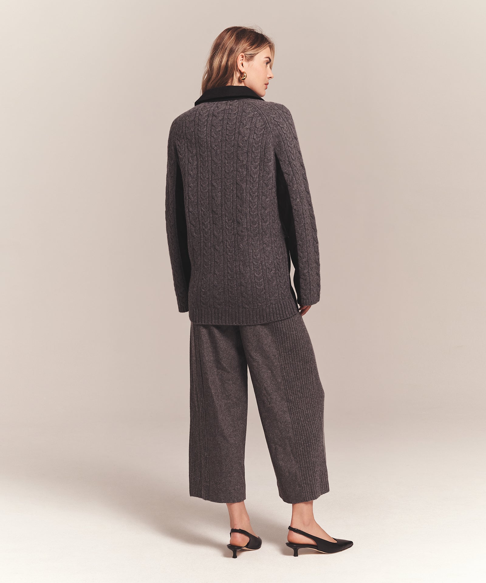 Luxe Cable Hybrid Oversized Blazer – ribbonrove