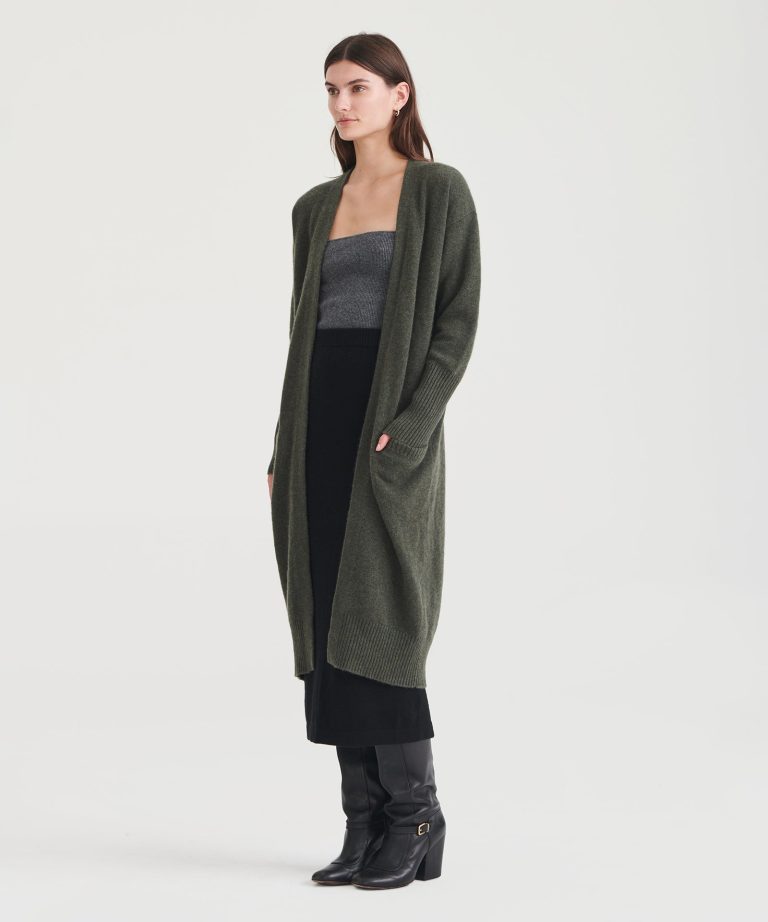 Luxe Cashmere Duster Cardigan – ribbonrove