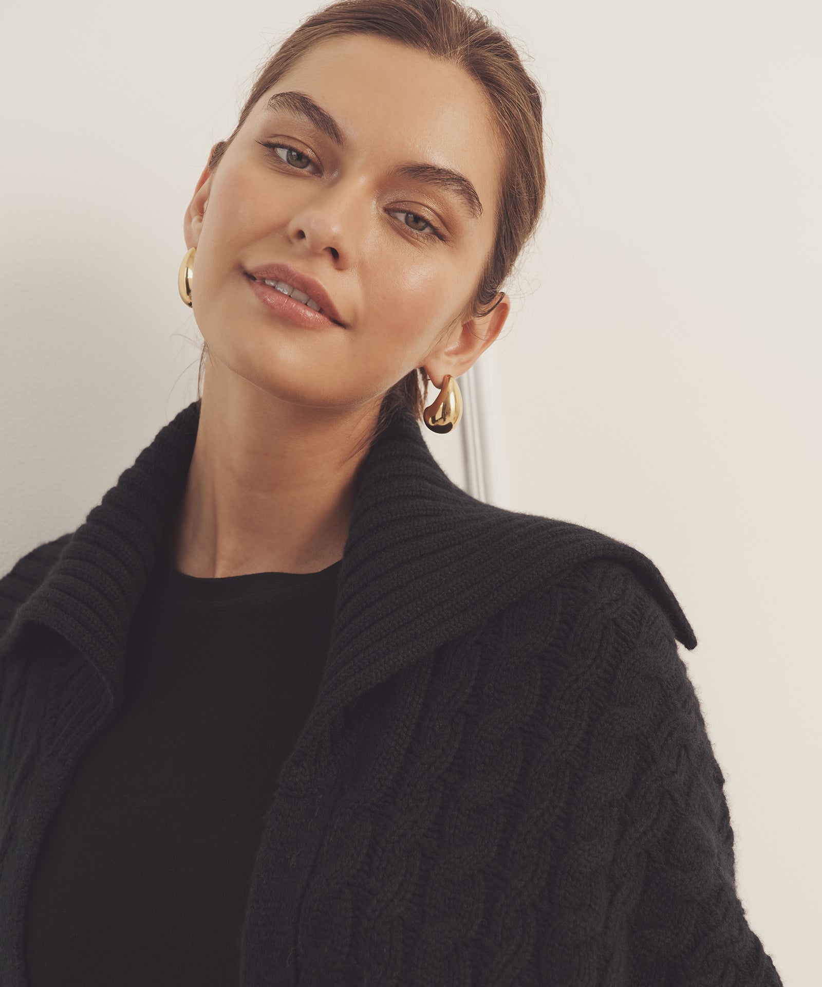 Super Luxe Cashmere Cable Sweater Coat – ribbonrove